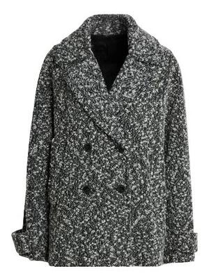 Herno Recycled Wool And Polyamide Pea Coat - Black