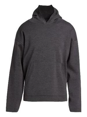 Herno Virgin Wool Hooded Sweater - Grey