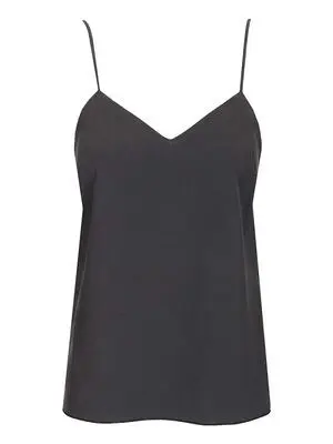 Max Mara Silk Canvas Top - Blue