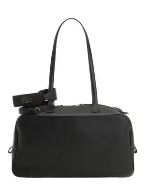 Balenciaga Carrie Medium Leather Tote Bag - Black