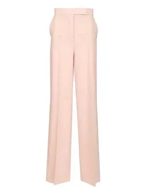 Max Mara Girone Wool, Mohair, And Silk Wide-leg Trousers - Multicolor