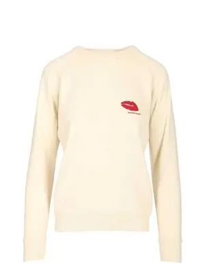Isabel Marant Étoile Millyny Cotton Hoodie With Logo - Cream