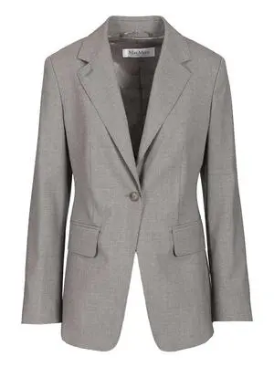 MAX MARA Max Mara Single-Breasted Wool Blazer