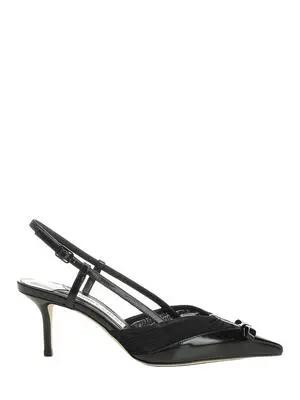 JIMMY CHOO Afia Mesh Décolleté 65 Pumps - Black