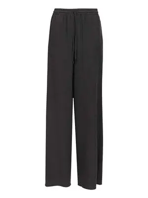 Max Mara Genero Wide-leg Washed Silk Trousers - Blue