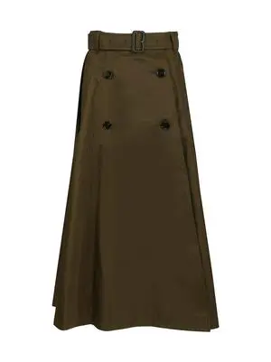 BURBERRY Burberry Midi Trench Skirt