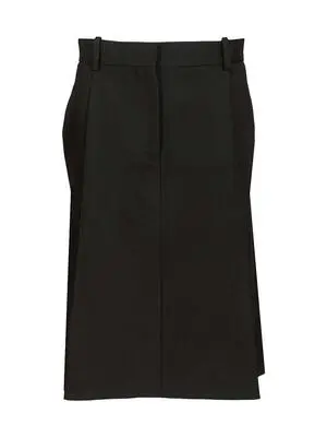 TOTEME Pleated A-line Skirt - Black