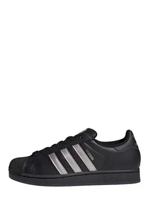 Adidas Superstar Messi Lace-up Sneakers - Core Black/silver Metallic/pure Ruby
