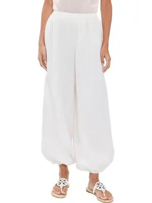 Faithfull The Brand Kortez Linen Balloon Pants - White