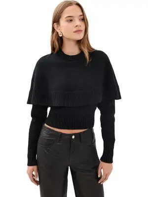 Ronny Kobo Evian Knit Top - Black