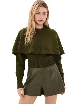 Ronny Kobo Evian Knit Top - Olive
