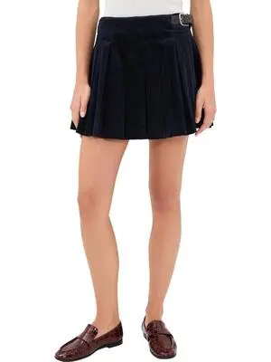 Sea Garrett Corduroy Miniskirt - Navy