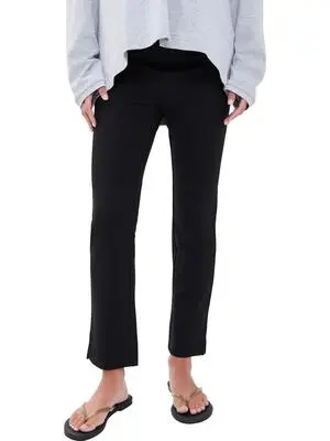 FAVORITE DAUGHTER The Maternity Favorite Cigarette Pants - Black