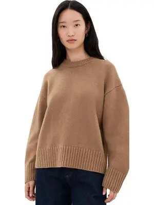 Citizens Of Humanity Freshman Crewneck Sweater - Camel