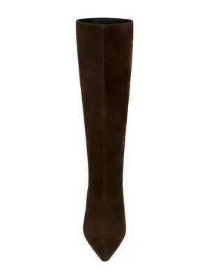 VIC MATIE Pointed-toe Knee-high Boots - Brown