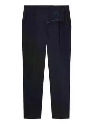 FURSAC Pleated Detail Wide Leg Trousers - Blue