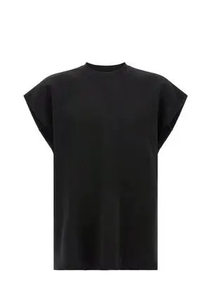THOM KROM Cotton Short-sleeve Sweatshirt - Black