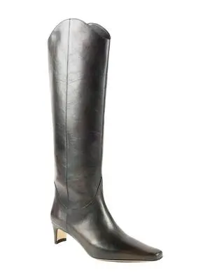 STAUD STAUD Western Wally Pointed-Toe Knee-High Boots