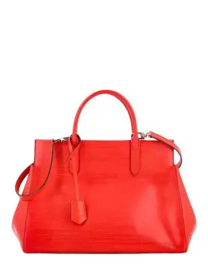 LOUIS VUITTON Epi Leather Satchel Mm - Red