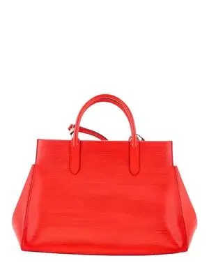 LOUIS VUITTON Epi Leather Satchel Mm - Red