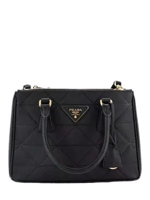 Prada Saffiano Leather Mini Crossbody Bag - Black
