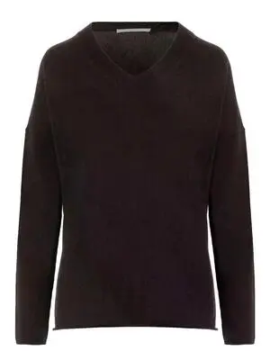 ALLUDE Allude V-Neck Long Sleeve Sweater