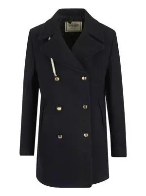 CAMPLIN Double-breasted Coat - Blue