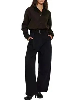 Studio Nicholson Rouen Wool Shirt - Brown