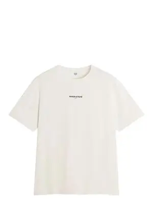 Maison Kitsuné Logo-print T-shirt - Neutrals