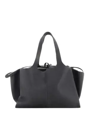 CELINE Celine Tri-fold Grained Calfskin Shoulder Bag