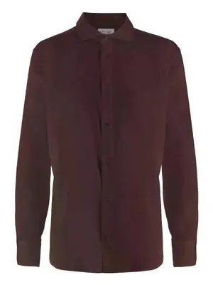 HER SHIRT Button-fastening Long-sleeve Shirt - Brown