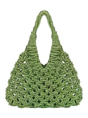 HIBOURAMA Vannifique Crystal-embellished Tote Bag - Green