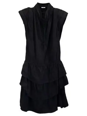 IRO PARIS Calcie Tiered Dress - Black