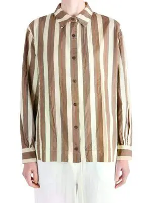CASEY CASEY Vertical Stripe Shirt - Neutrals
