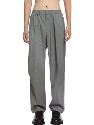 Herno Elasticated Waistband Zip-pocket Trousers - Grey
