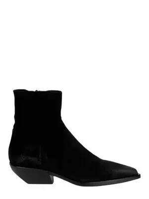 Elena Iachi Pointed-toe Side-zip Ankle Boots - Black