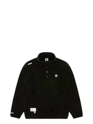 AAPE BY *A BATHING APE Moonface Fleece Sweatshirt - Black