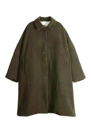 CASEY CASEY Button-up Long-sleeve Coat - Green