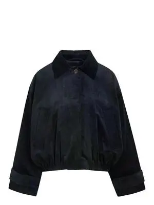 RÓHE Róhe Corduroy Elasticated Hem Jacket Blue