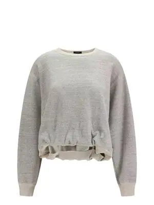 R13 Logo Print Sweatshirt - Grey
