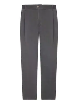 BRIGLIA 1949 Pleated Chino Trousers - Grey