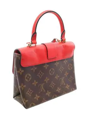 LOUIS VUITTON Monogram Locky Bb Satchel - Brown