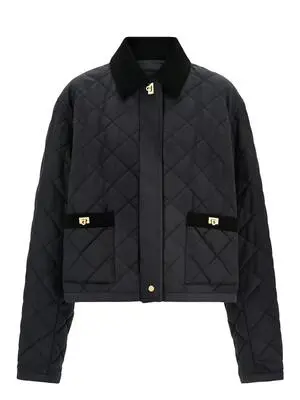 FERRAGAMO Padded Blouson Jacket - Black