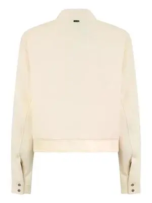 Herno Virgin Wool Bomber Jacket - Neutrals
