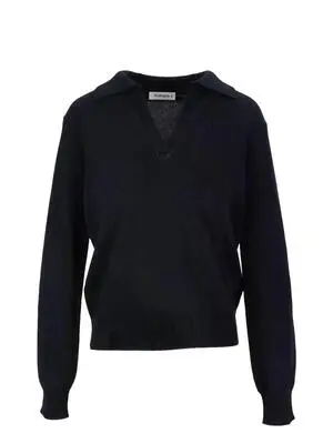 KANGRA Long-sleeve Polo Sweatshirt - Blue