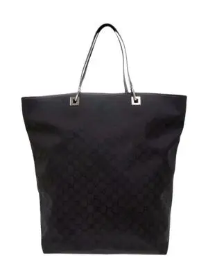 Gucci GUCCI GG Nylon Tote Bag Black