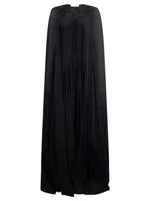 PHILOSOPHY DI LORENZO SERAFINI Philosophy Di Lorenzo Serafini Black Draped Gown