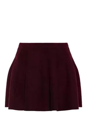LISA YANG Lisa Yang Pleated Cashmere Mini Skirt