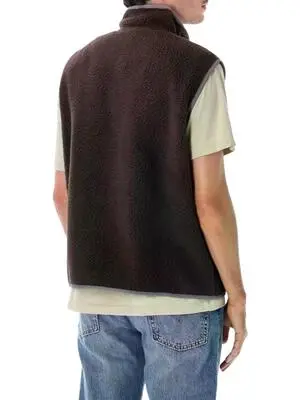 Patagonia Patagonia Fleece Zip-Up Gilet Brown