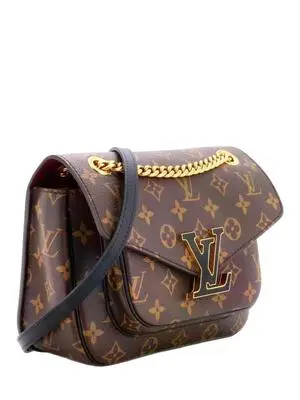 LOUIS VUITTON Passy Monogram Canvas Crossbody Bag - Brown